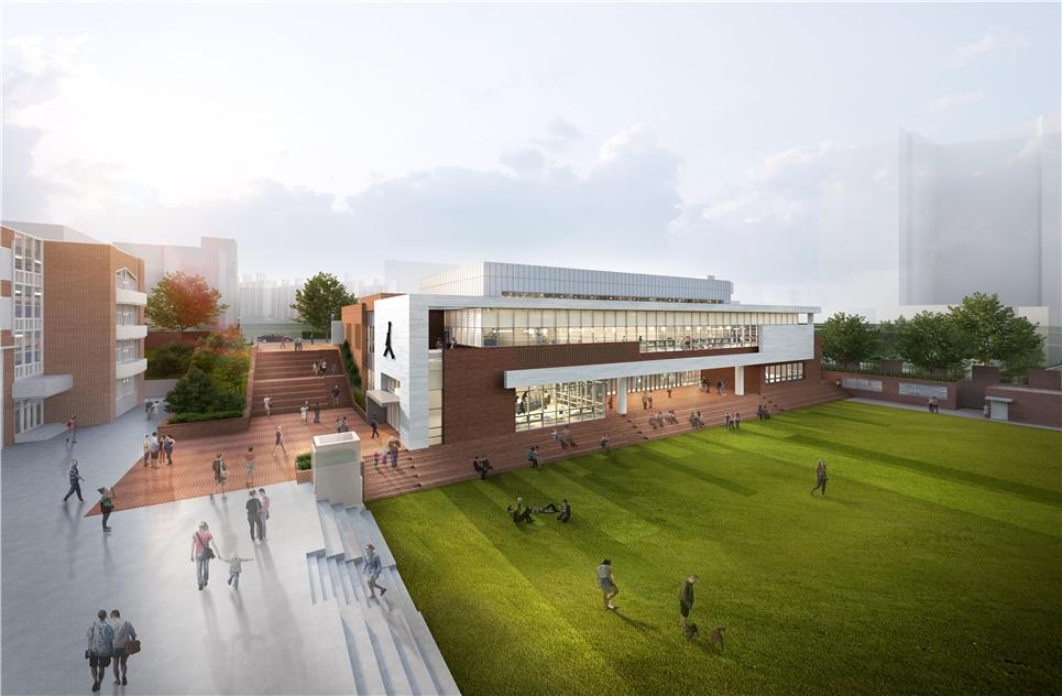 용인 기흥중 있던 자리에 수영장 갖춘 체육관 생긴다