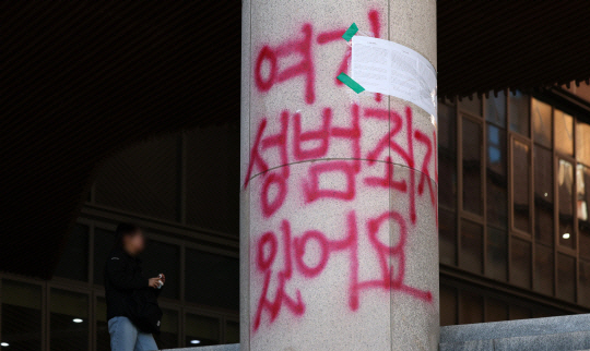경찰, ‘성비위 의혹’ 교수 비판 대자보 붙인 서울여대생 3명에 “혐의 없음” | 문화일보