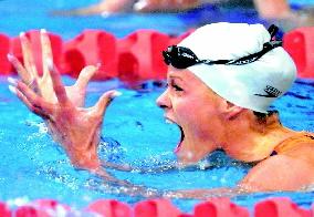 女접영100m 세계신 잉헤 데 브뤼인